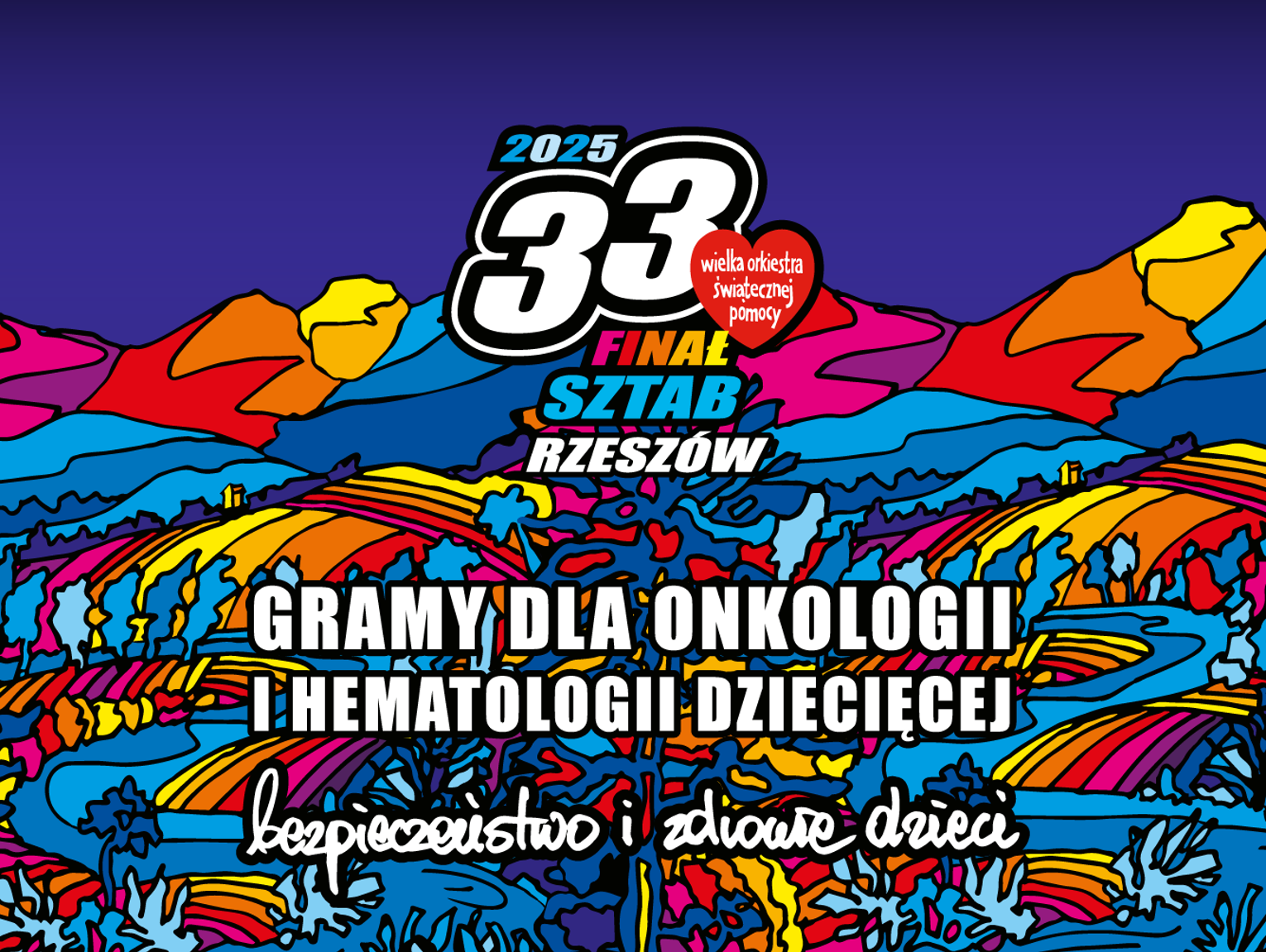 33. Finał Wielkiej Orkiestry Świątecznej Pomocy w Rzeszowie. Sprawdź szczegóły!