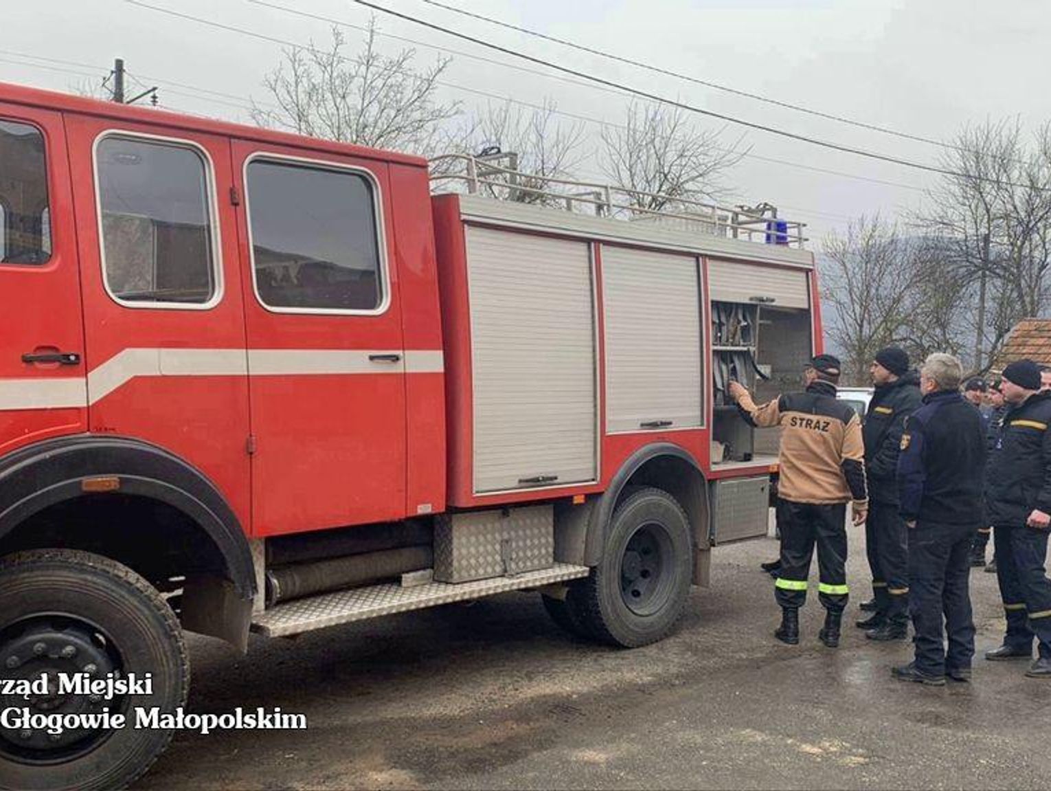 Gmina Głogów Małopolski przekazała samochód OSP na Ukrainę