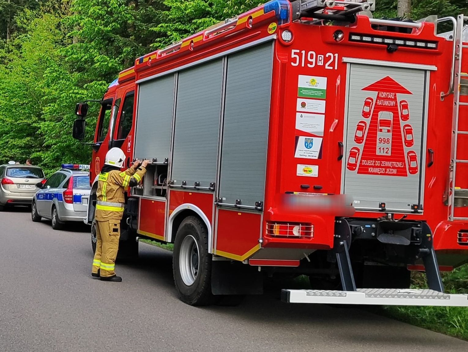 Podkarpackie. Poważny pożar w fabryce Fibris